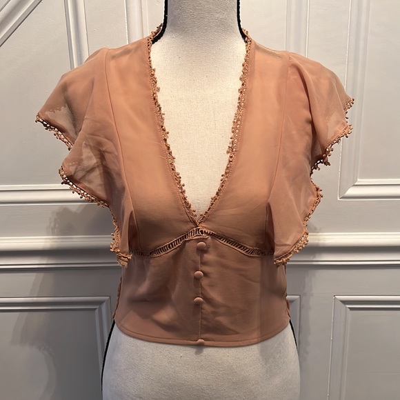 Forever 21 | Tops | Privy V Neck Cropped Blouse | Poshmark